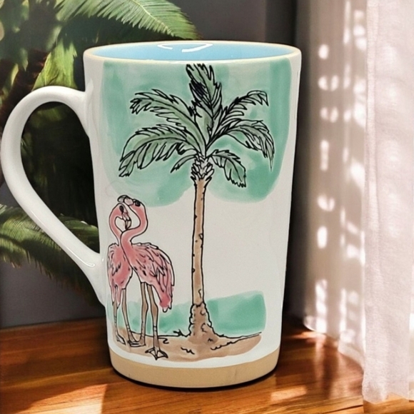 Spectrum Designz | Dining | Spectrum Designz Tropical Flamingo And Palm ...